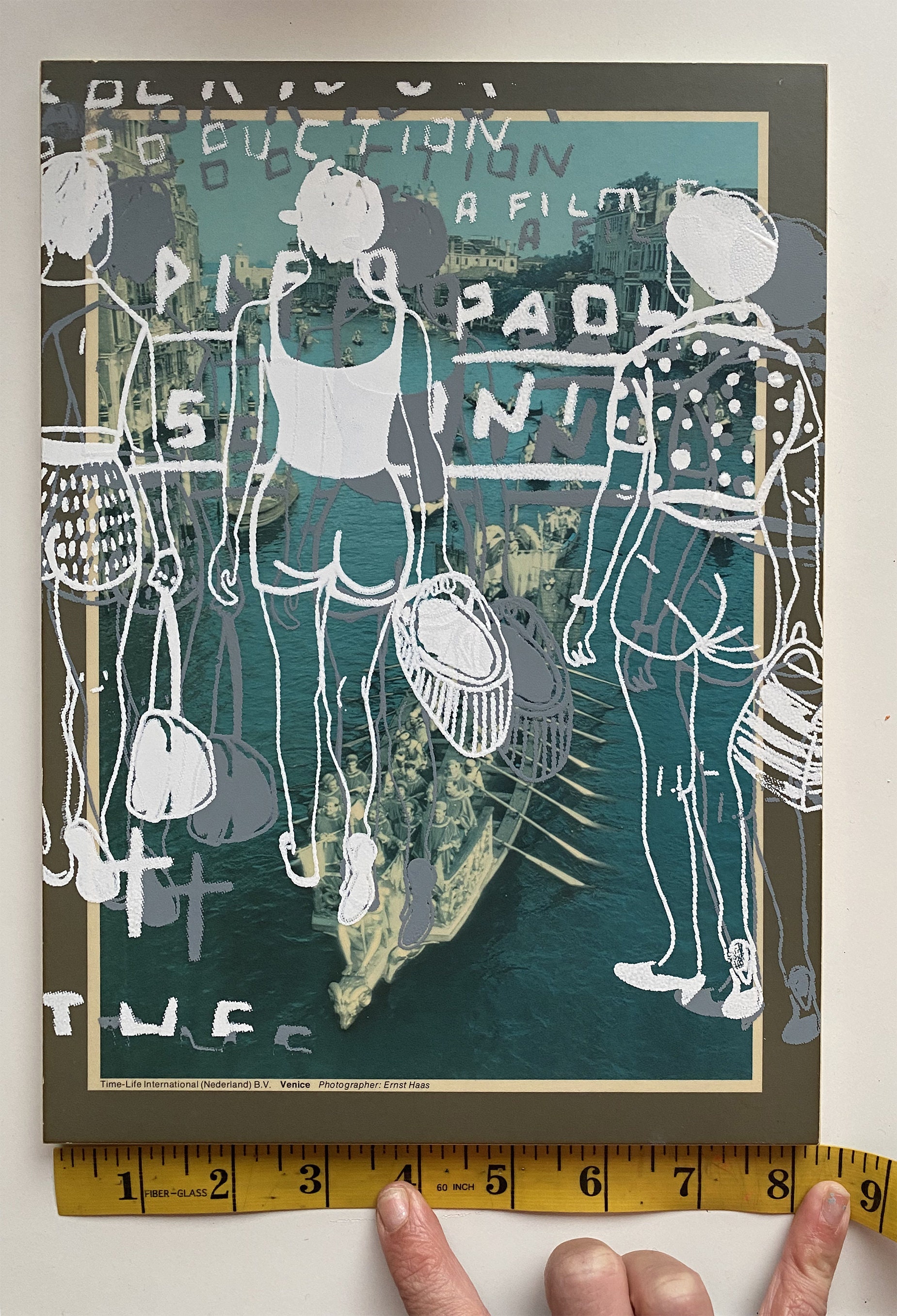 Vintage Art Screen Printing on Laminated Picture// Original Handmade ...
