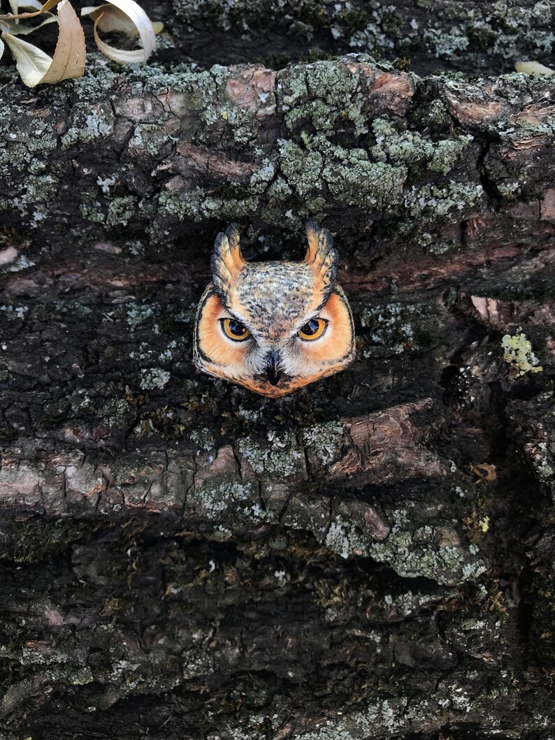 Dark Owl Cabochon Necklace Animal Flatback Cabs for Beading - Etsy