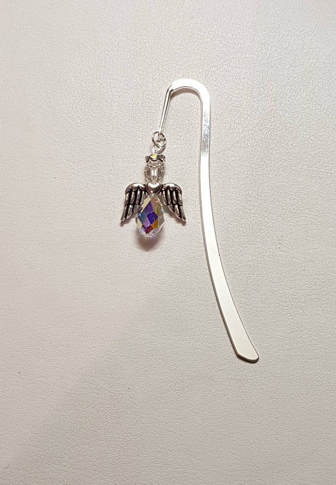 Magnifique signet d'ange avec les éléments swarovski - Etsy France