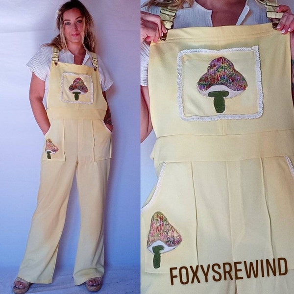 Yellow Overalls - Etsy