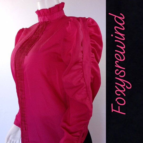 Pink Peasant Blouse - Etsy