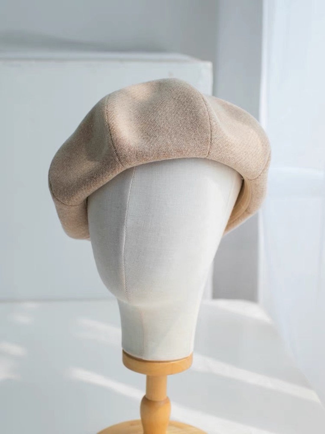 Custom Oversize Wool Beret for Men & Women Wool Beret Unisex Fall ...