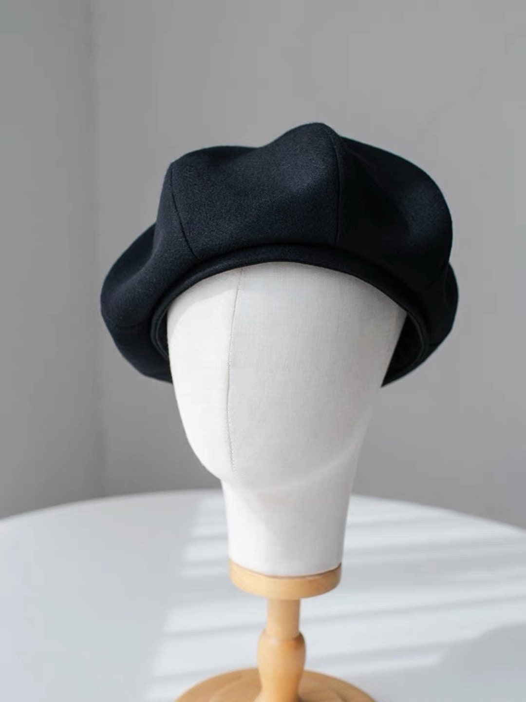 Custom Oversize Wool Beret for Men & Women Wool Beret Unisex Fall ...