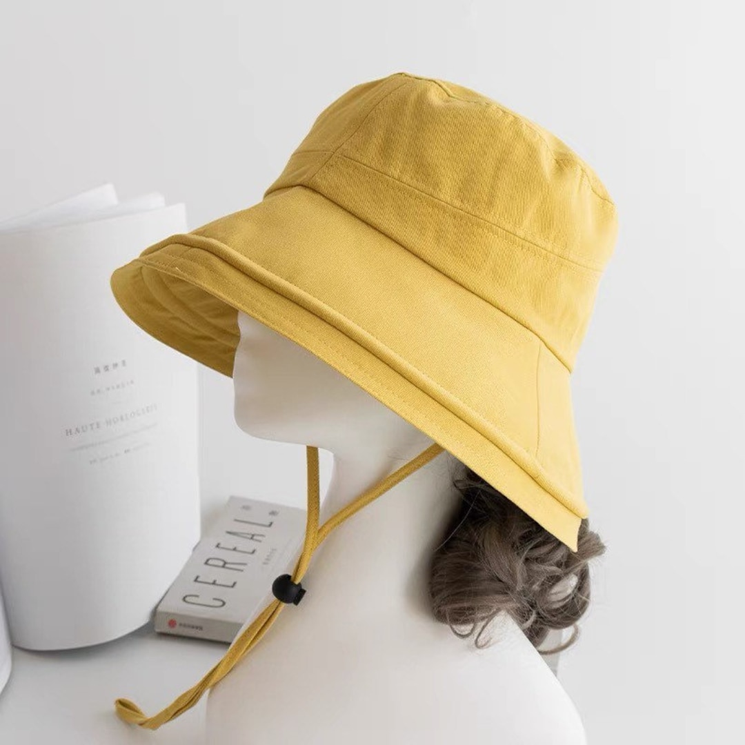 Wide Brim Bucket Hat , Bucket Hat for Women, Sun Hat for Women Girl ...