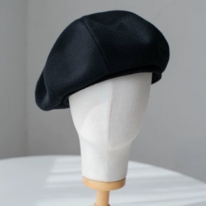Custom Oversize Wool Beret for Men & Women Wool Beret Unisex Fall ...