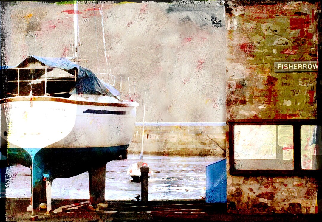 Fisherrow Harbour, - Musselburgh Scotland Art Print - Etsy