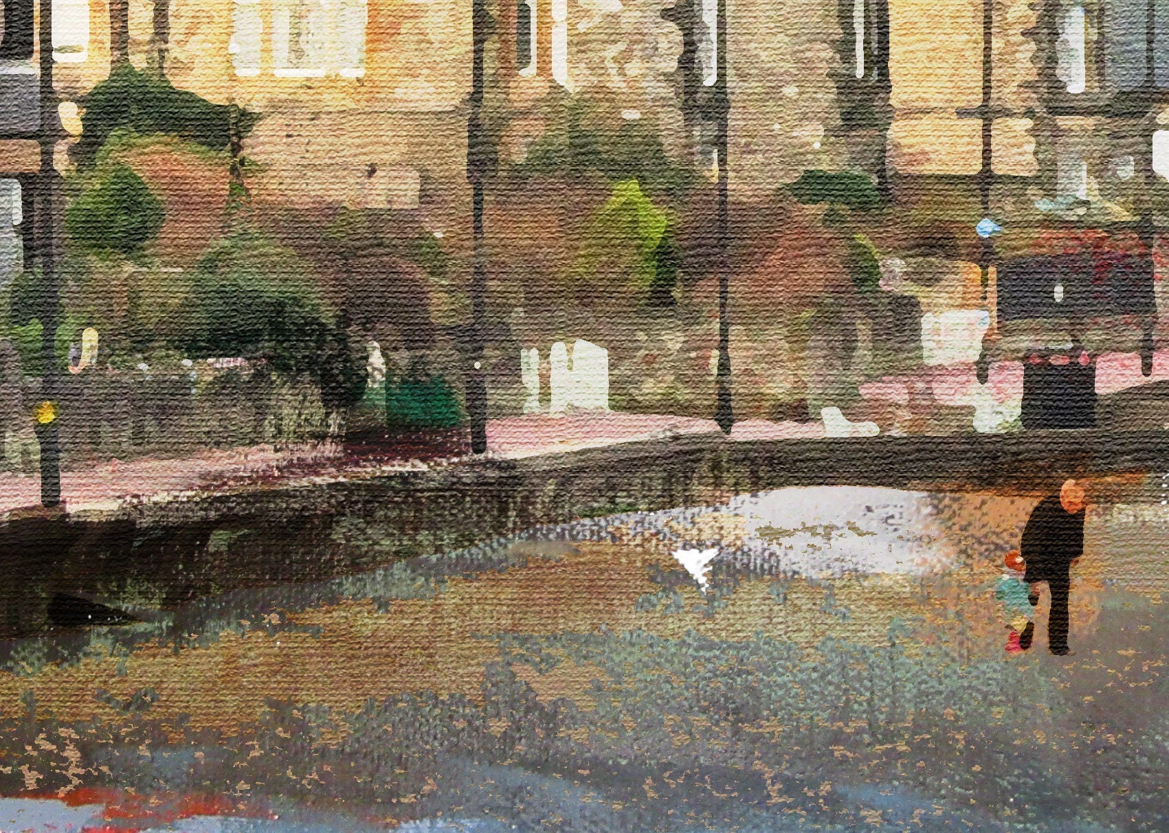 Portobello Beach Promenade Edinburgh Scotland Print Impressionist Art ...