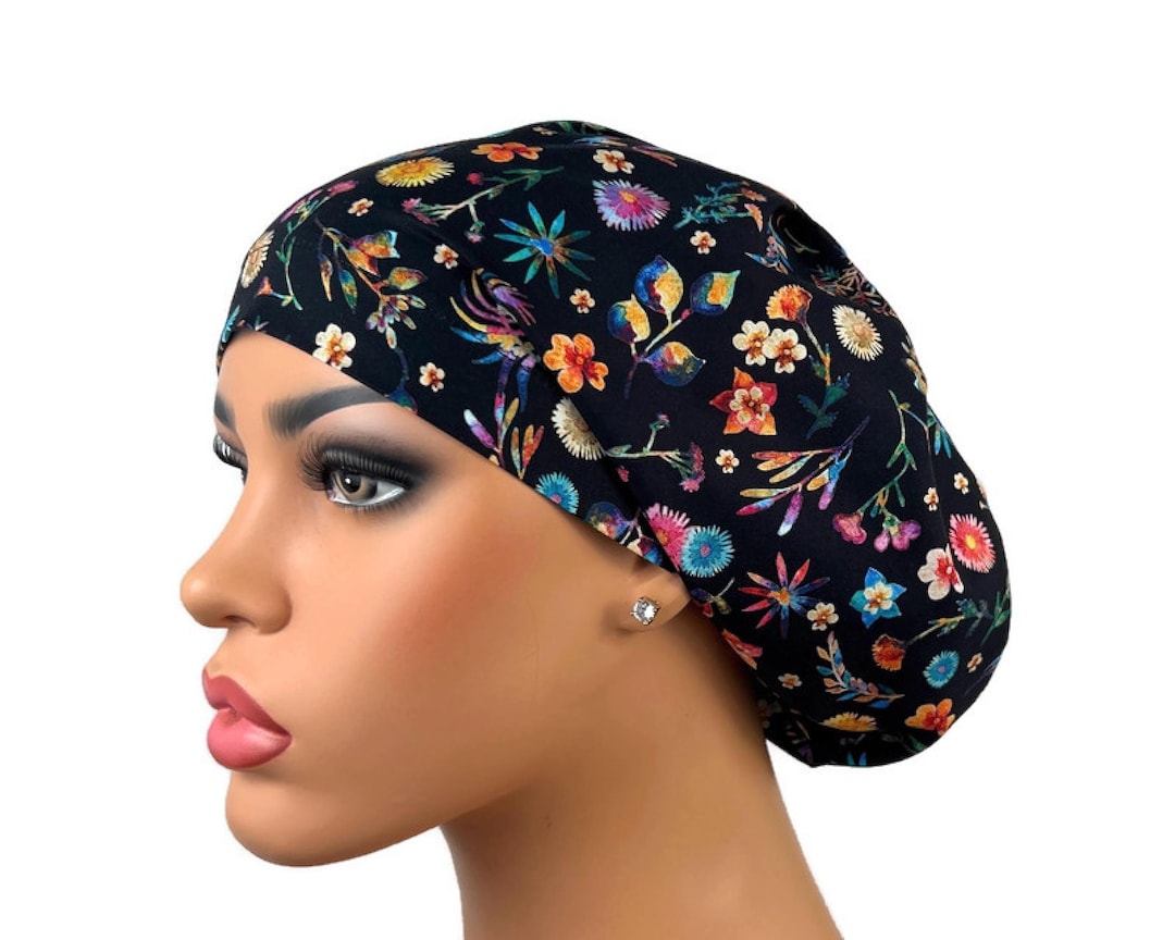 Surgical Cap, Euro Scrub Hat, Hospital Scrub Hat, Nurse Scrub Cap ...