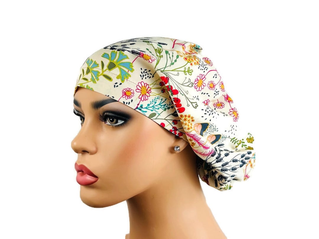 Scrub Hat for Women, Surgical Scrub Cap, Euro Scrub Hat, OR Scrub Hat ...