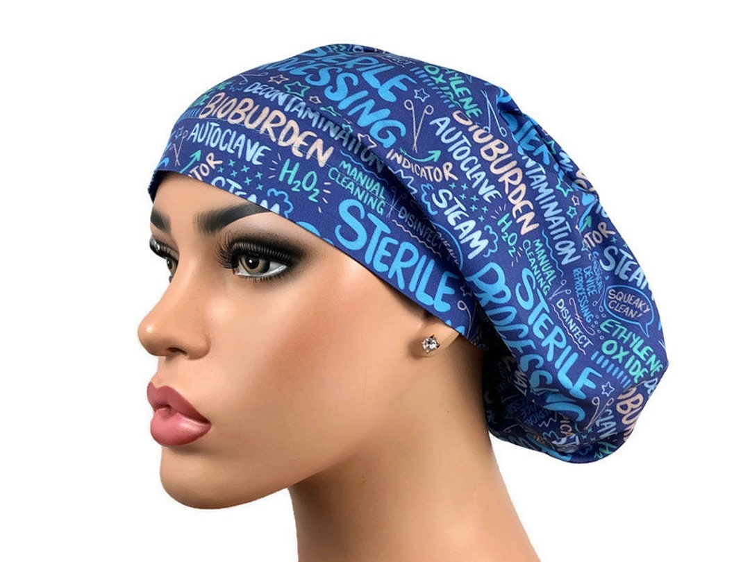 Euro Scrub Hat: Surgical Scrub Cap, Surgery Nurse Scrubhat, OR Scrub ...
