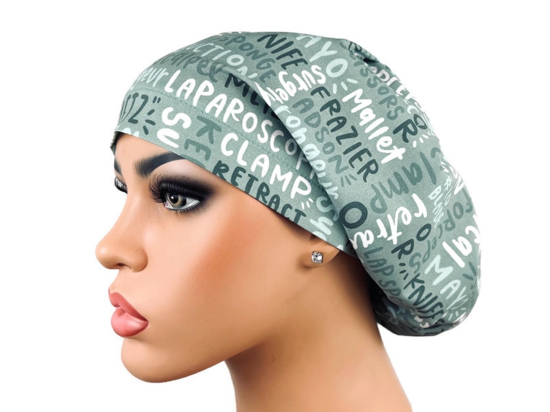 Surgical Scrub Hat for Women and Men, Euro Scrub Cap, Nurse Surgery Hat ...