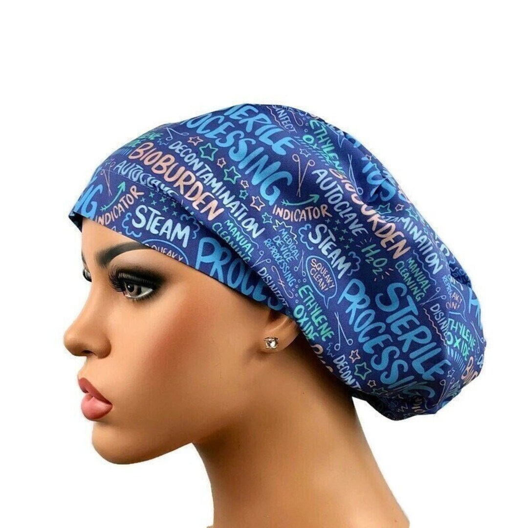 Euro Scrub Hat: Surgical Scrub Cap Surgery Nurse Scrubhat OR - Etsy