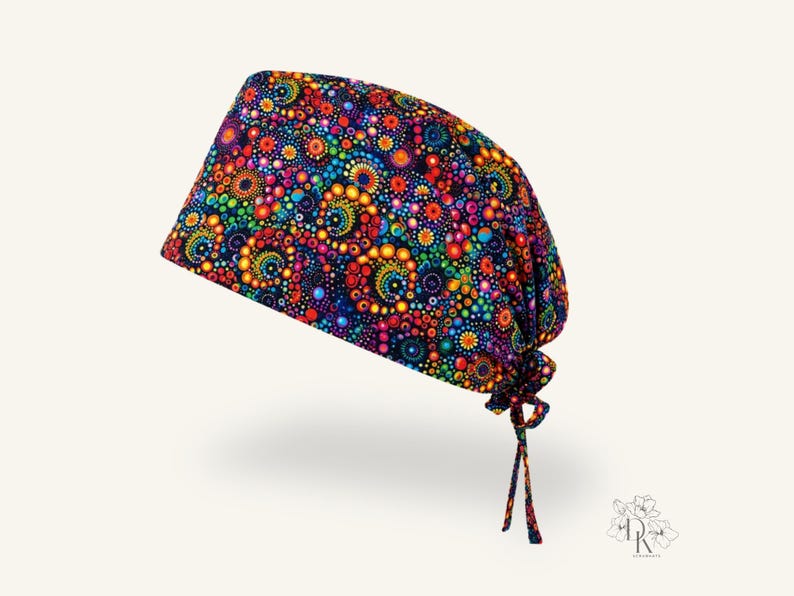 Surgical Cap for Men, Tie Back Scrub Cap, Unisex Scrub Cap, Short Hair ...