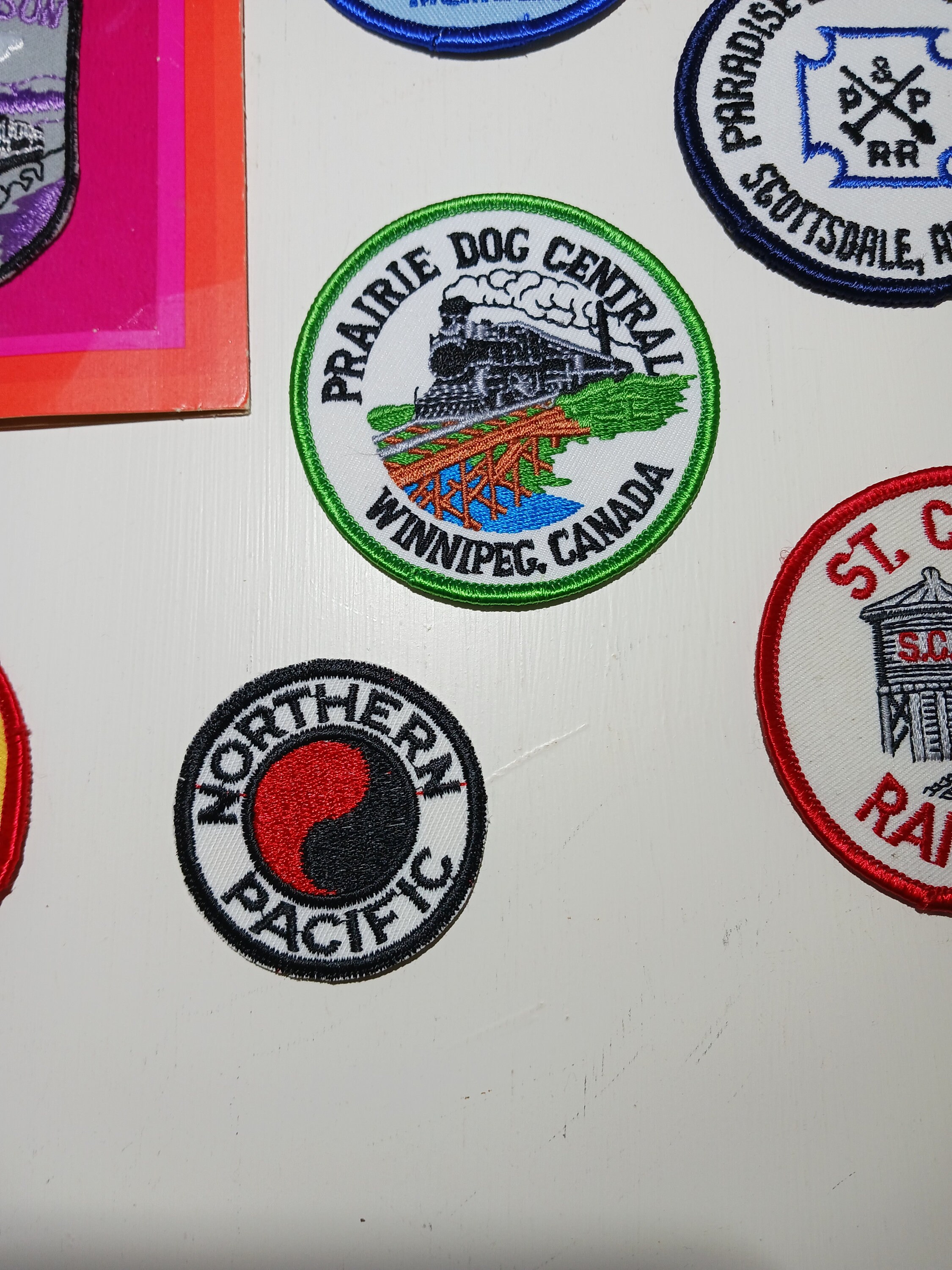 Vintage Railroad Embroidered Patches Canadian, Wisconsin, Arizona - Etsy