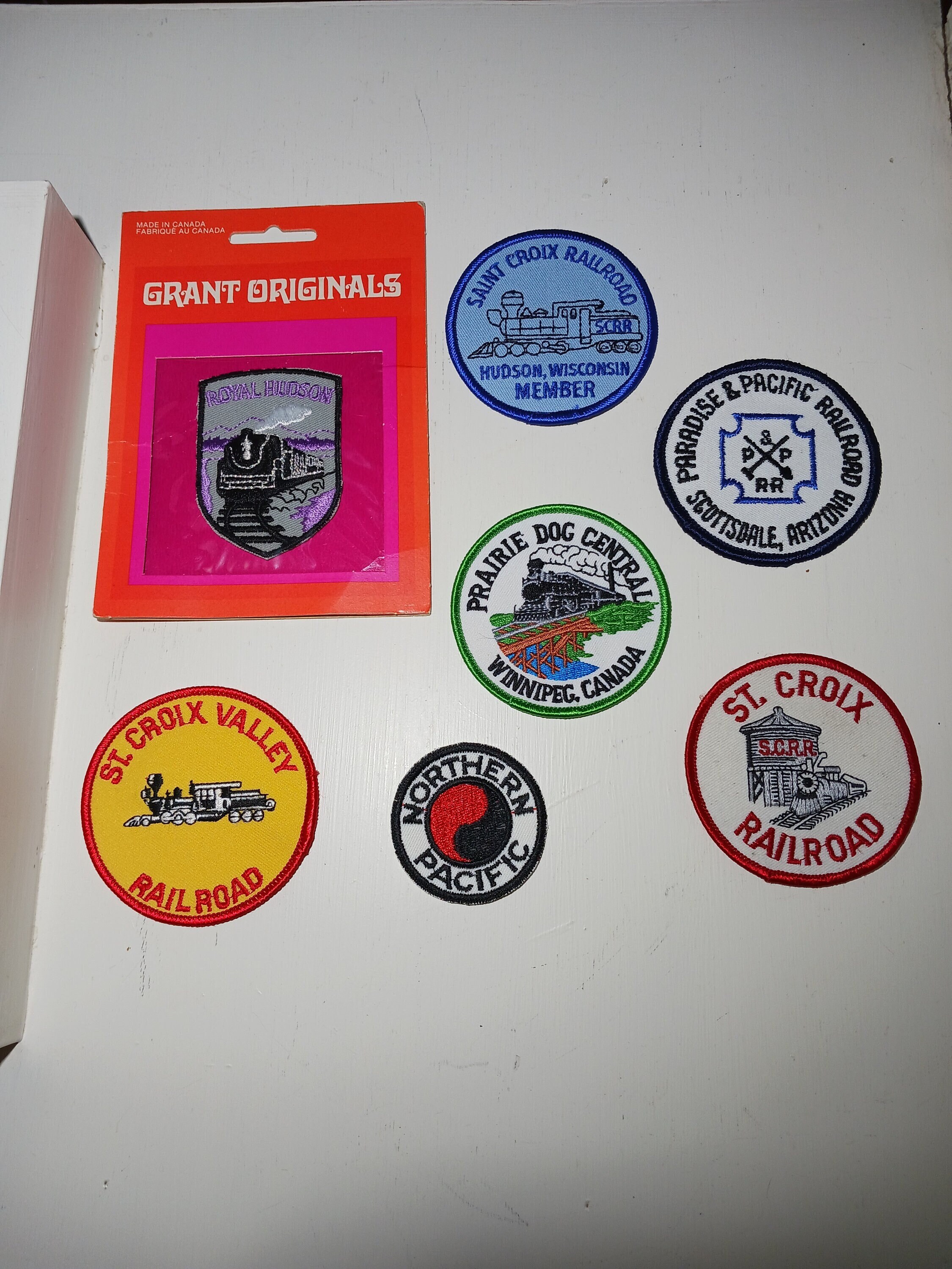 Vintage Railroad Embroidered Patches Canadian, Wisconsin, Arizona - Etsy
