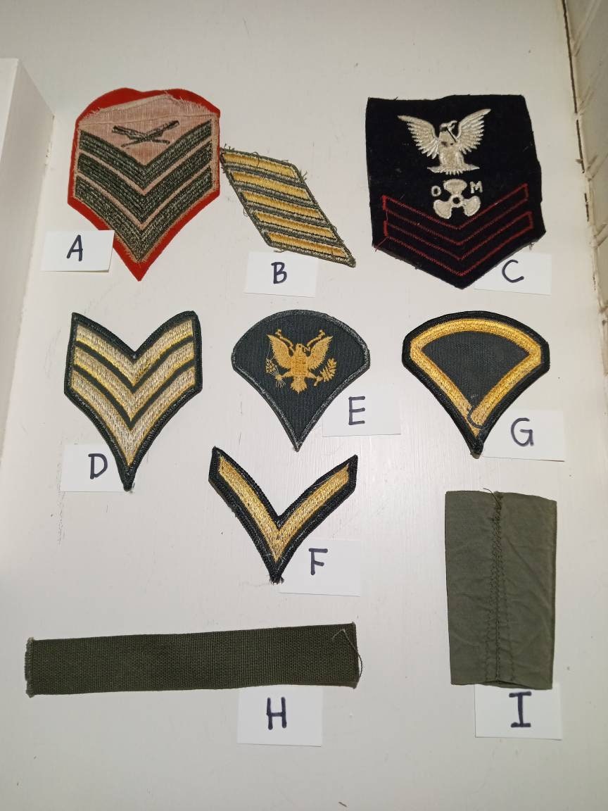 Vintage 1940s Military Patches; World War II Era - Etsy