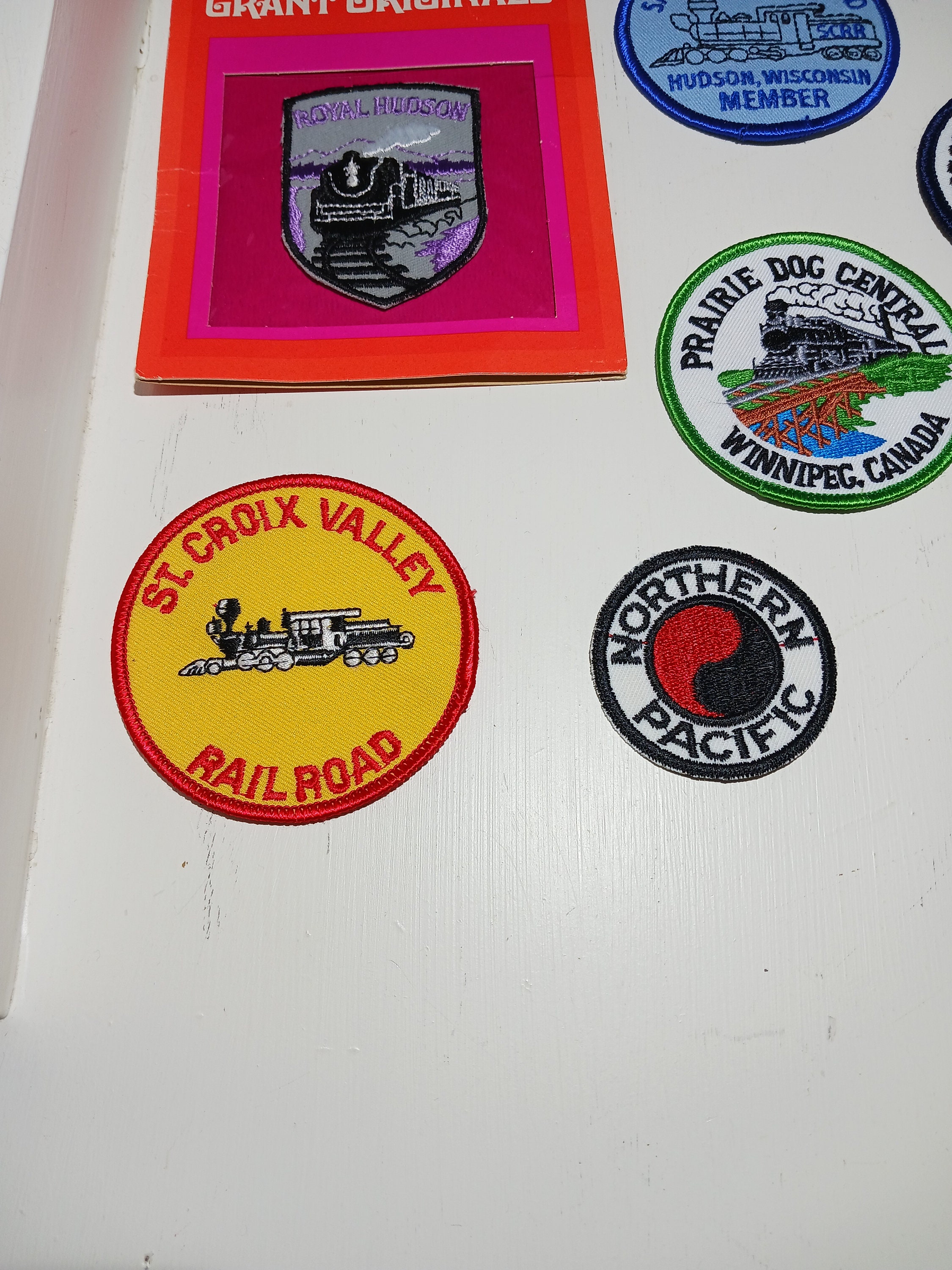Vintage Railroad Embroidered Patches Canadian, Wisconsin, Arizona - Etsy