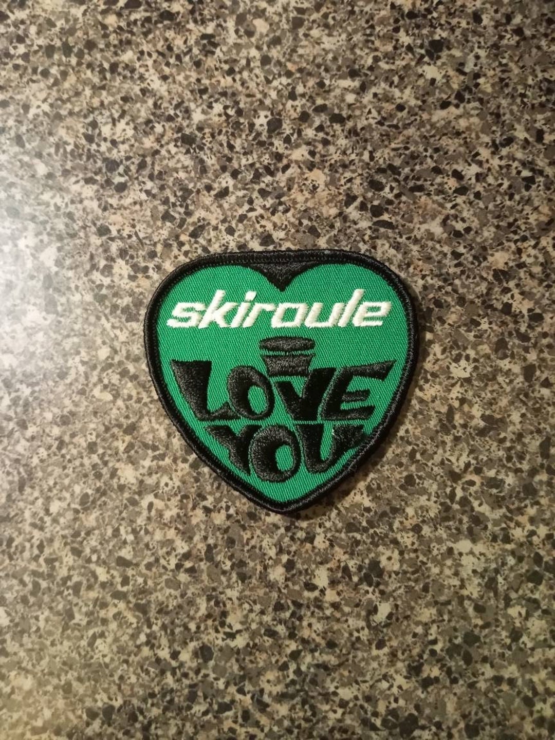 Vintage Skiroule I Love You Heart Clothing Patch - Etsy