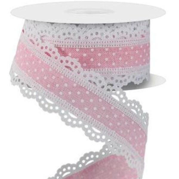 Pink Ribbon Lace - Etsy