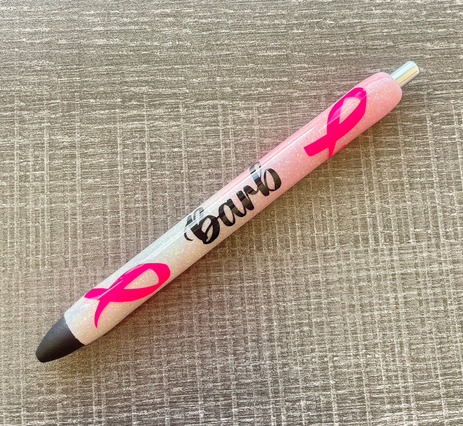 Breast Cancer Awareness Month October Glitter Pen Inkjoy - Etsy