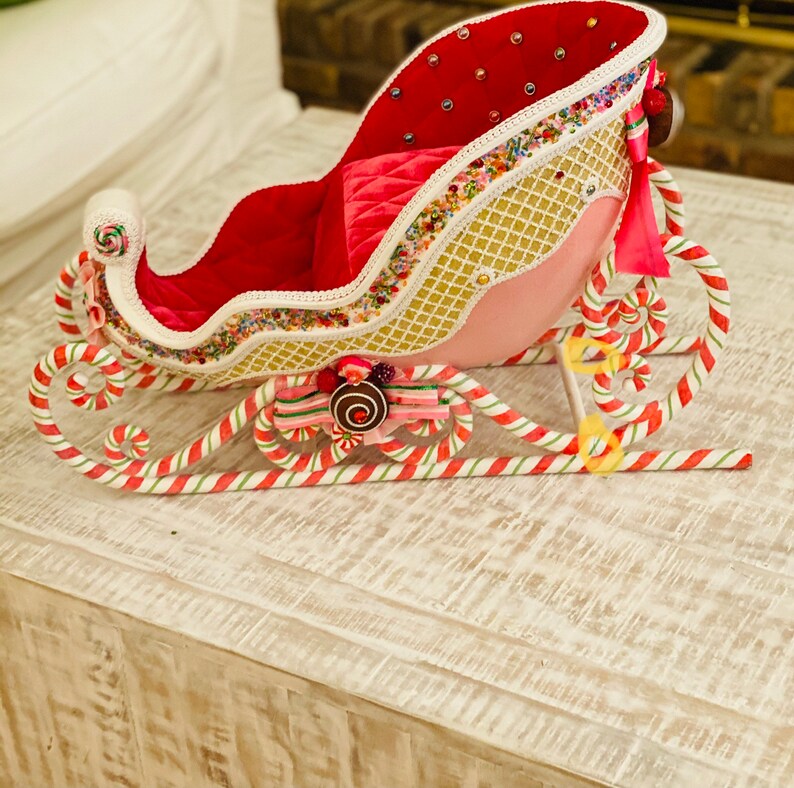 Katherine's Collection Sweet Christmas Sleigh Tabletop | Etsy