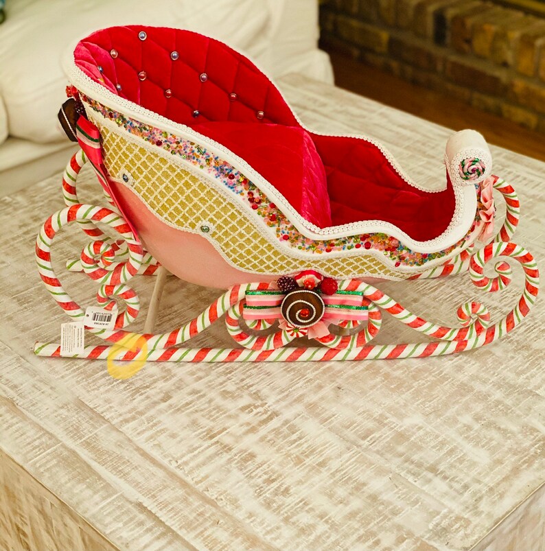 Katherine's Collection Sweet Christmas Sleigh Tabletop | Etsy