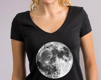 Womens moon shirt | Etsy
