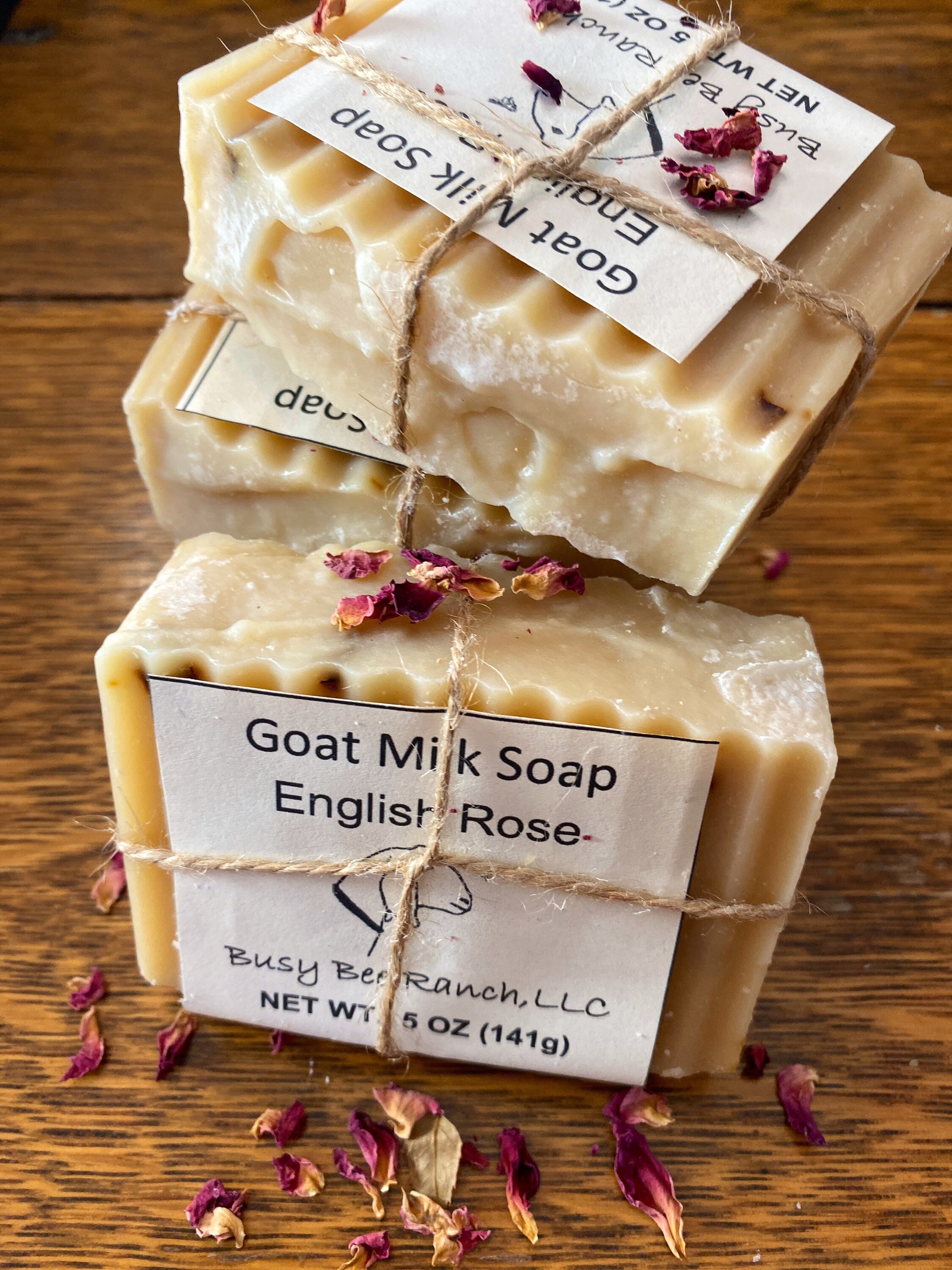 English Rose Scented Soap Bar Handcrafted 5 ounce Goat Milk | Etsy