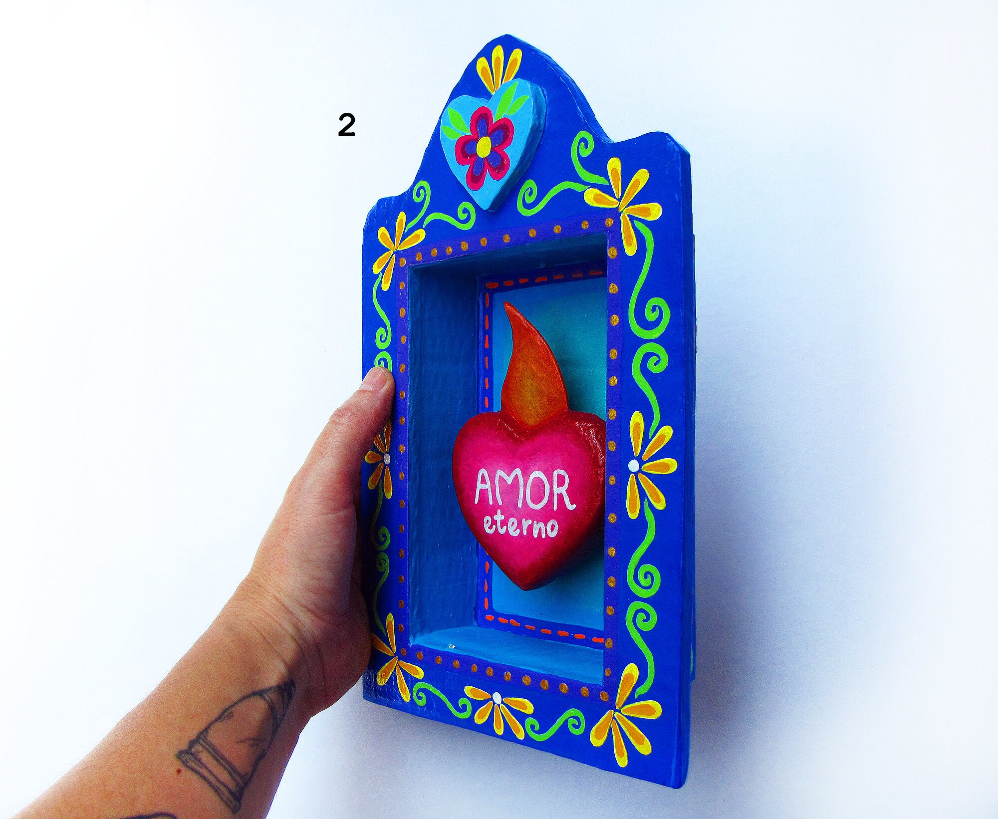 Mexican Niche. Decorative Box Made of Papier-mâché and - Etsy