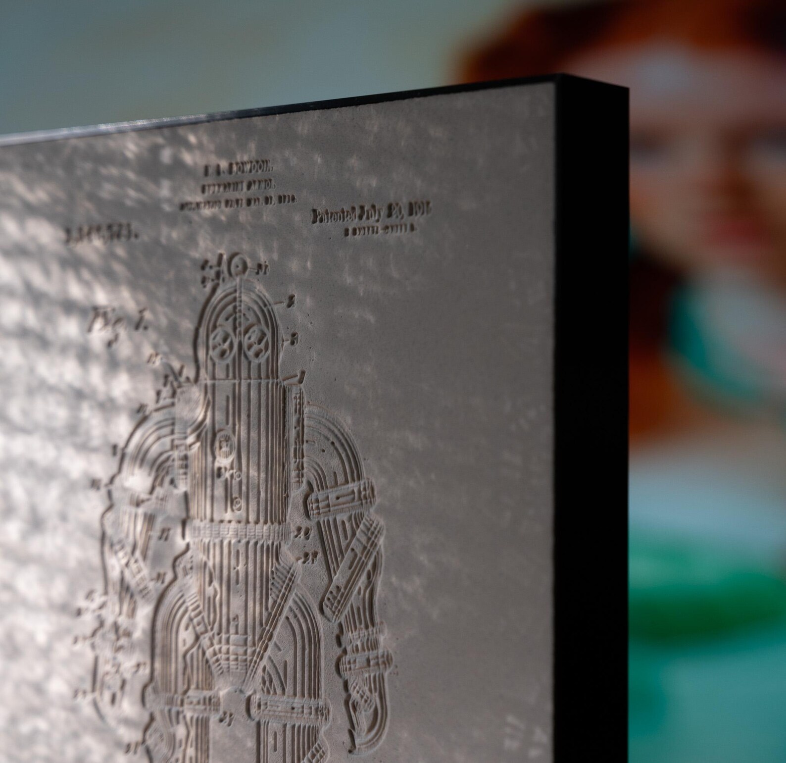 Patent Plaster Art - Custom and Framed Wall Art - Intaglio Engraving ...