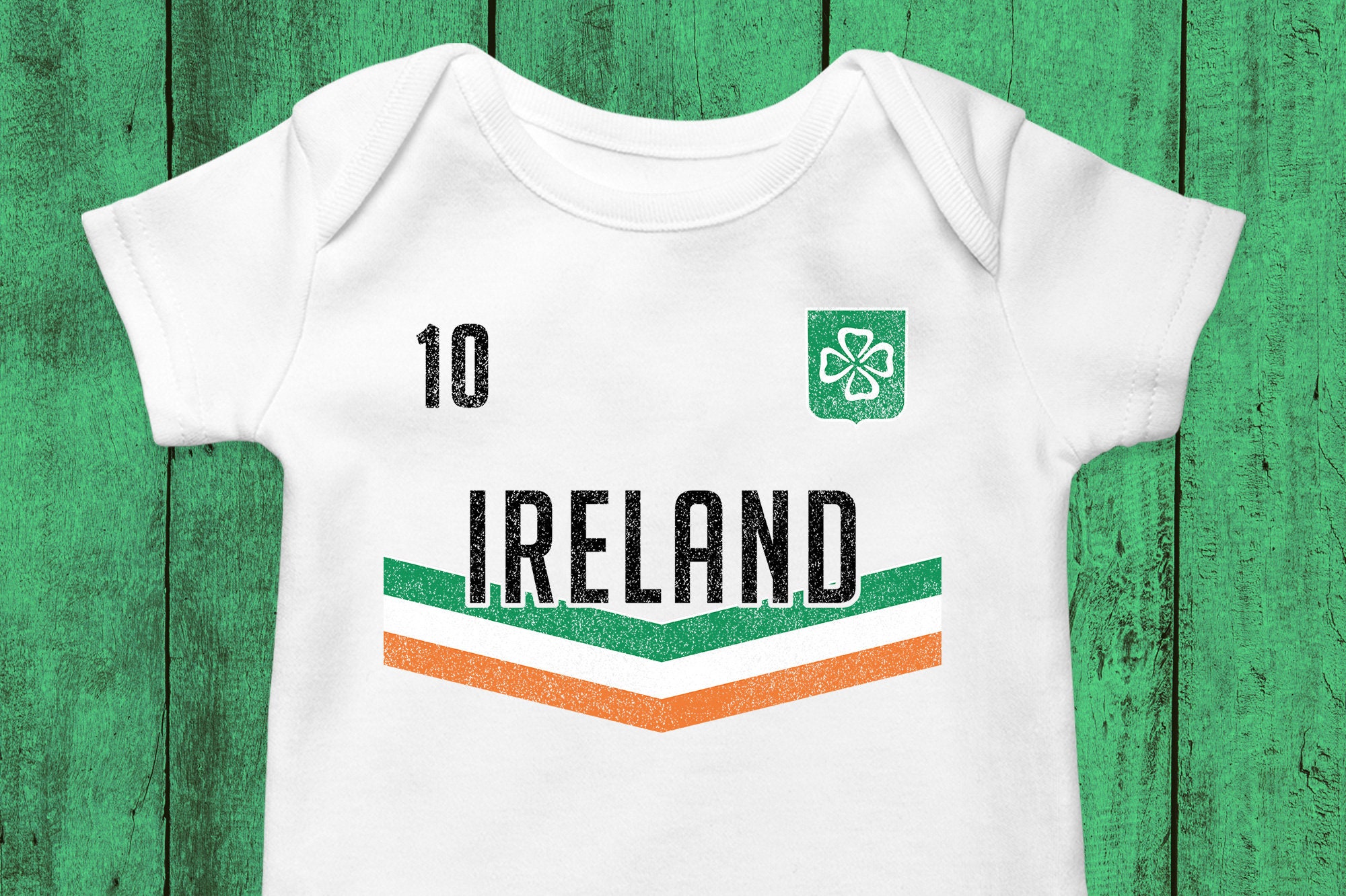 Personalised Ireland Baby Onesie Soccer & Rugby Baby Clothes - Etsy UK