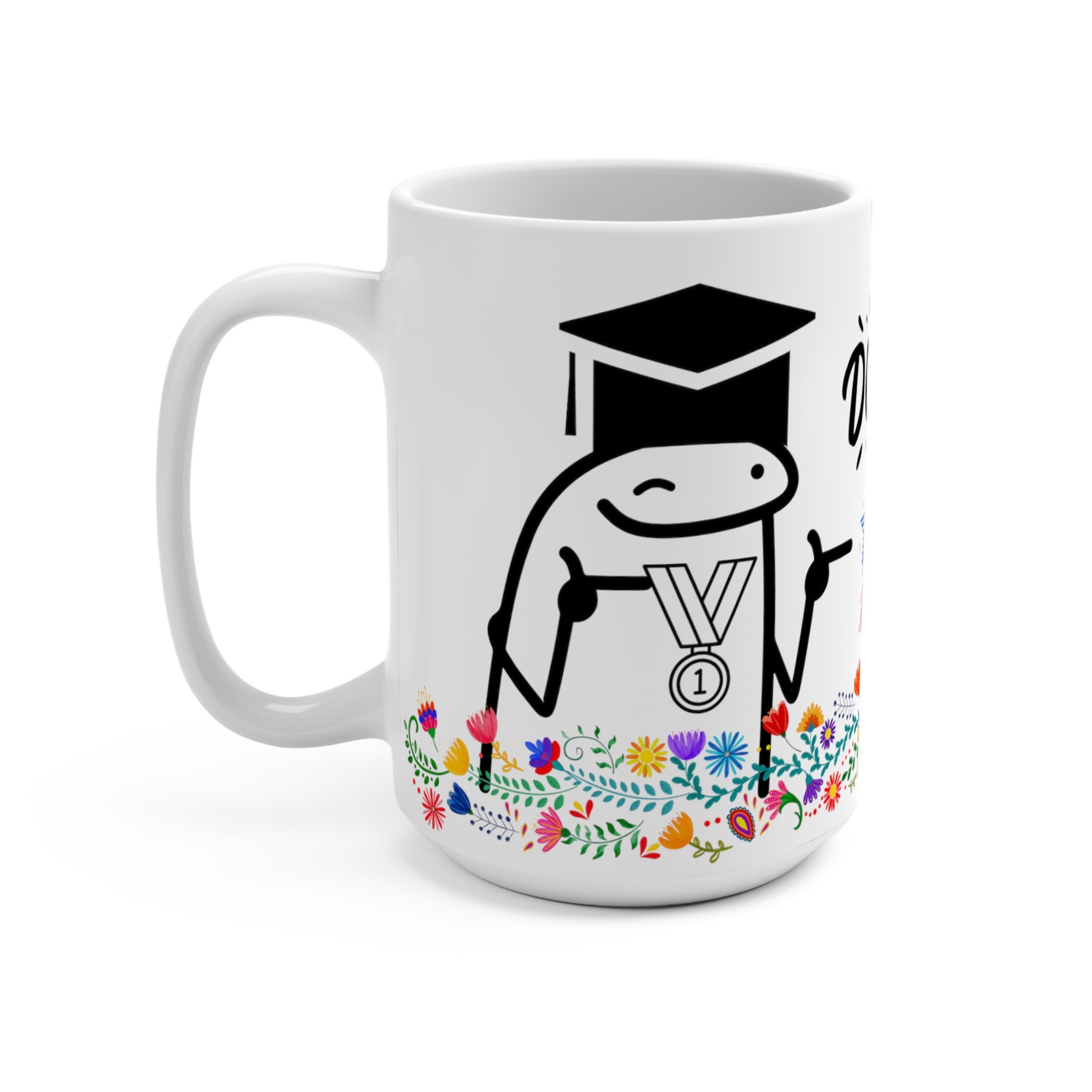 Graduation 2024, Flork, Coffee Mug 15oz. Graduate, Mexican Colors ...