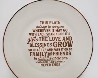 Gift plate | Etsy