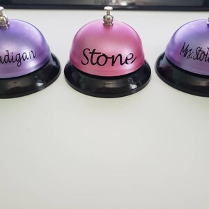 Personalized Teacher Classroom Call Bell With Name /customize Teacher ...