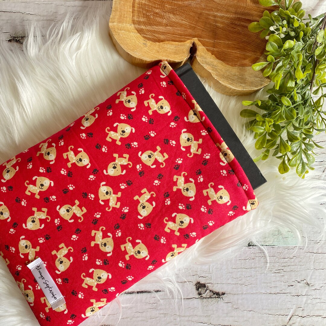 Red Cartoon Puppies Bookish Sleeve/ipad/tablet Cover - Etsy