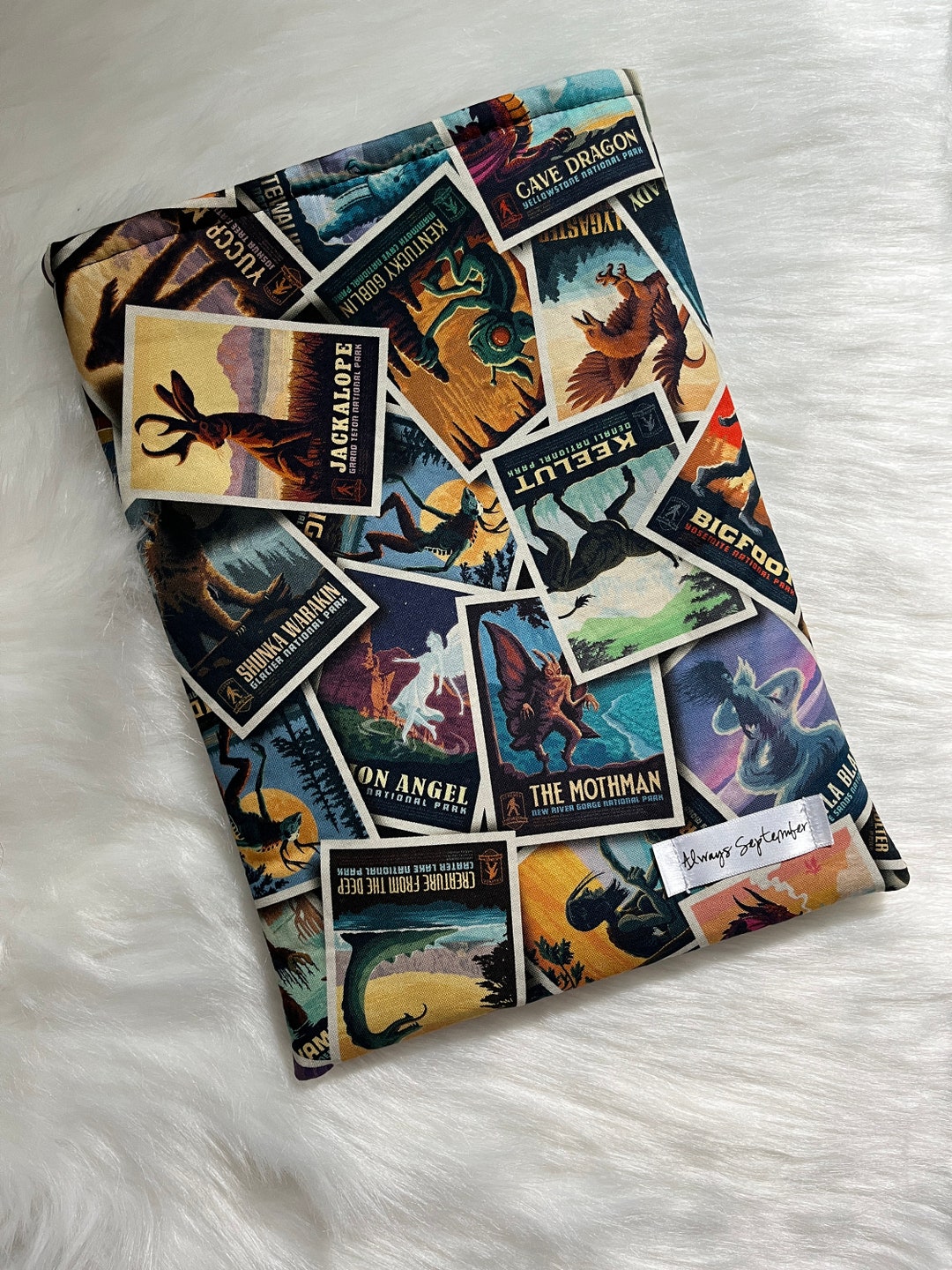 Cryptids Travel Posters Bookish Sleeve/ipad/tablet Cover - Etsy