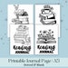 Book Reading Journal Cover Pages - A5 Journal Page - Printable Tracker ...