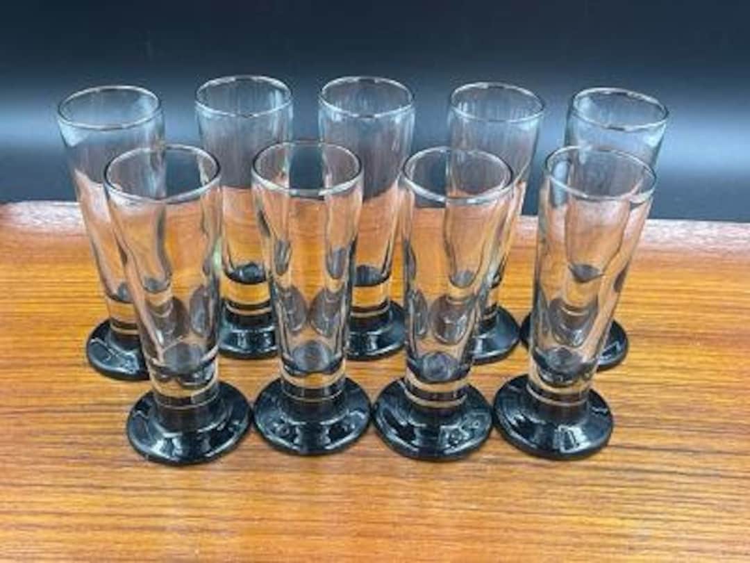 Vintage Shot Glasses, Shooters or Mini Dessert Glasses by Libbey, Clear ...