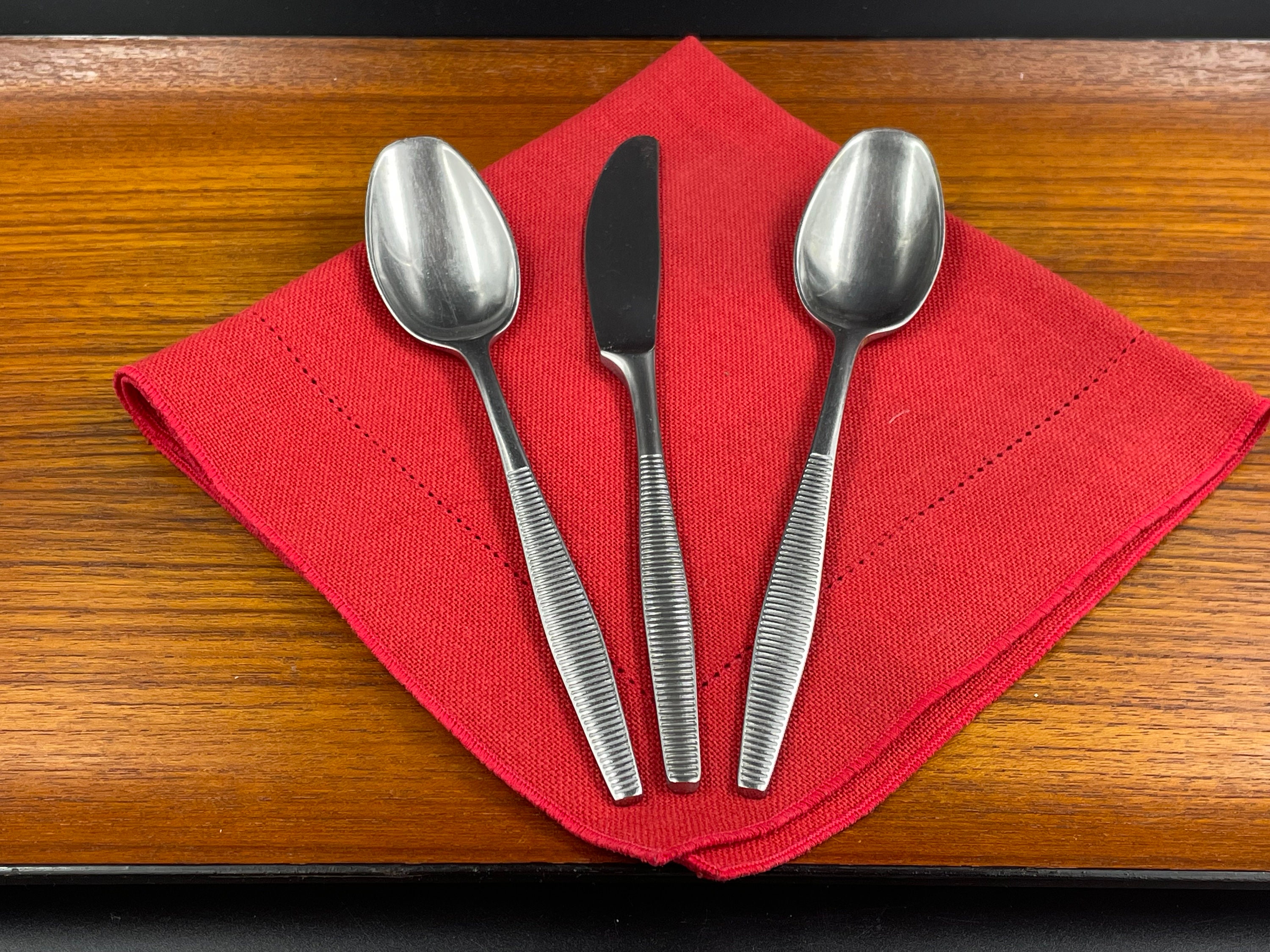Vintage Dansk Flatware, Variation VI Designed by Jens Quistgaard, 2 ...