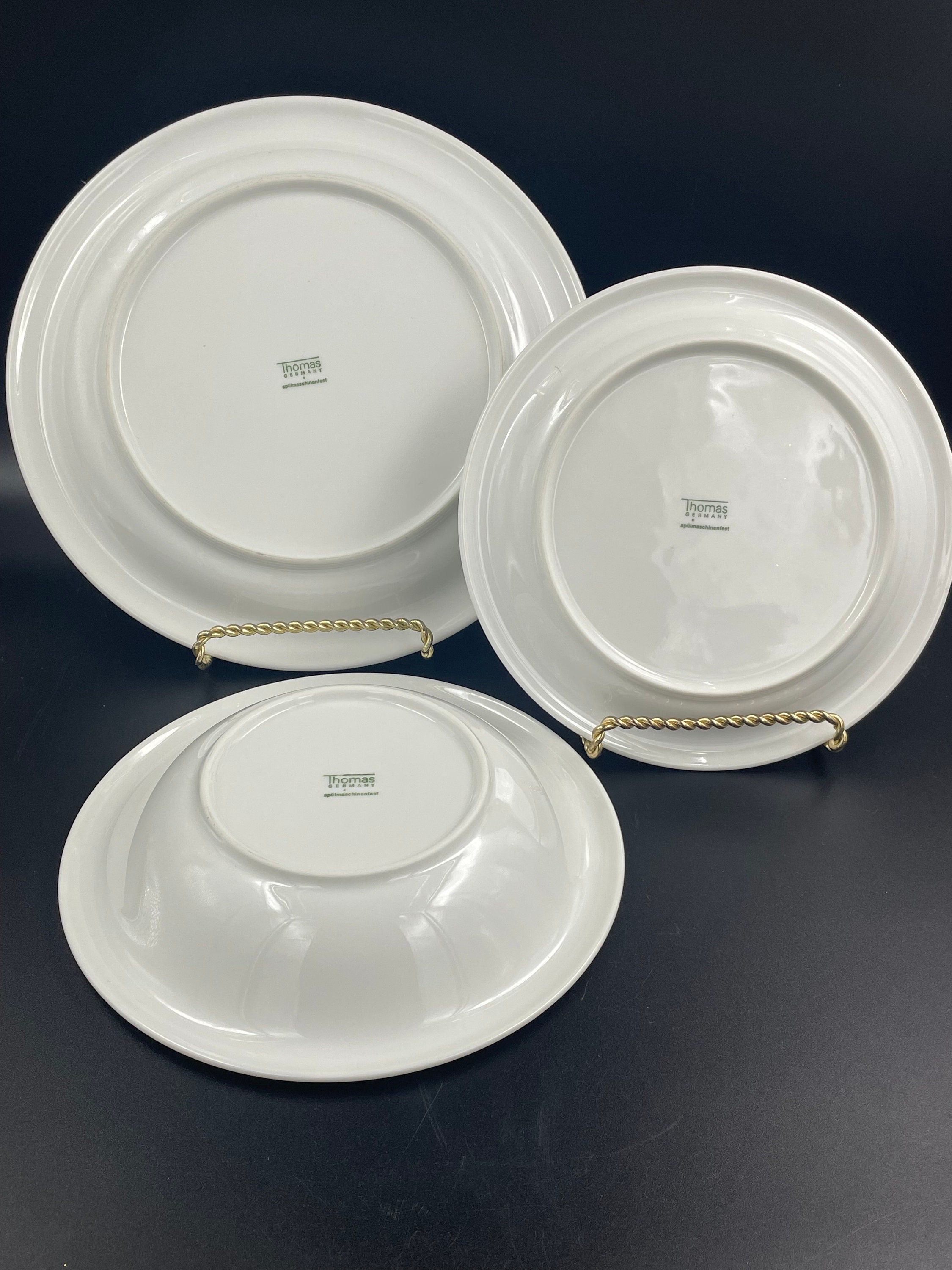 Thomas by Rosenthal Corda White Dinnerware, 3 Piece Set Includes Dinner ...