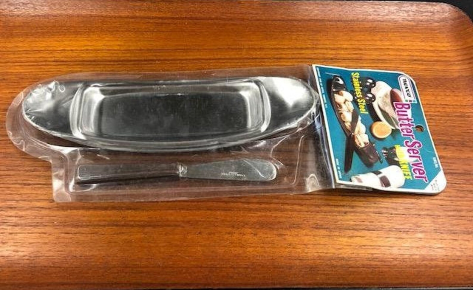 Mid Century Nevco Butter Server With Knife Stainless Steel - Etsy