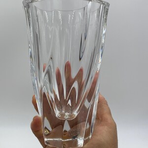 Vintage Orrefors Crystal Vase in Residence Pattern, Designed by Olle ...