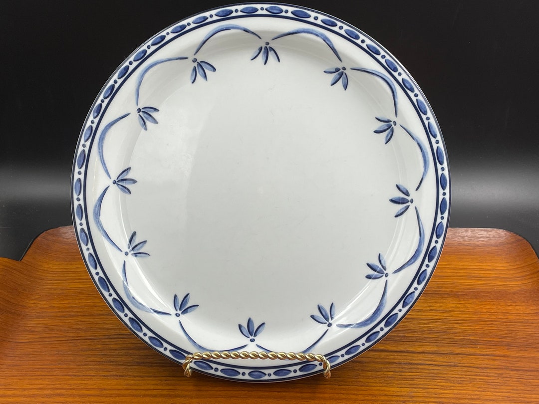 Vintage Dansk Dinner Plate in Norwegian Blue Pattern, Dansk Bistro ...