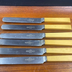 Antique Joseph Rodgers & Sons Dinner Knives, Set of 6, Cutlers to His ...