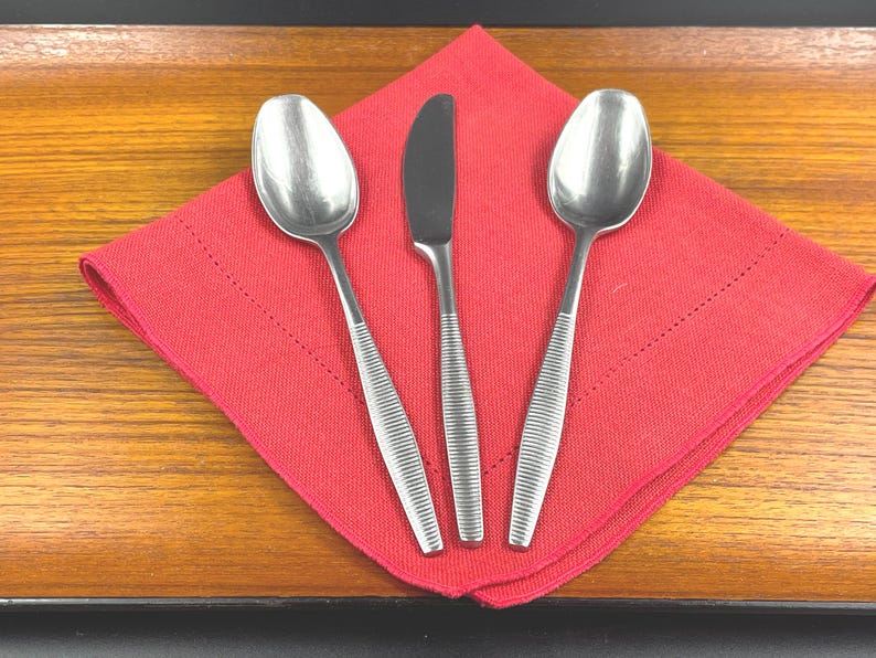 Dansk Flatware, Variation VI Designed by Jens Quistgaard, 2 Soup Spoons ...