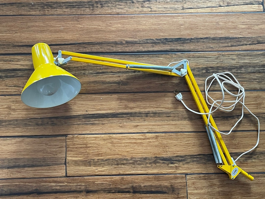 Ledu Architect Clamp Lamp in Yellow, by Wasomark Inc, Norwalk, CT ...