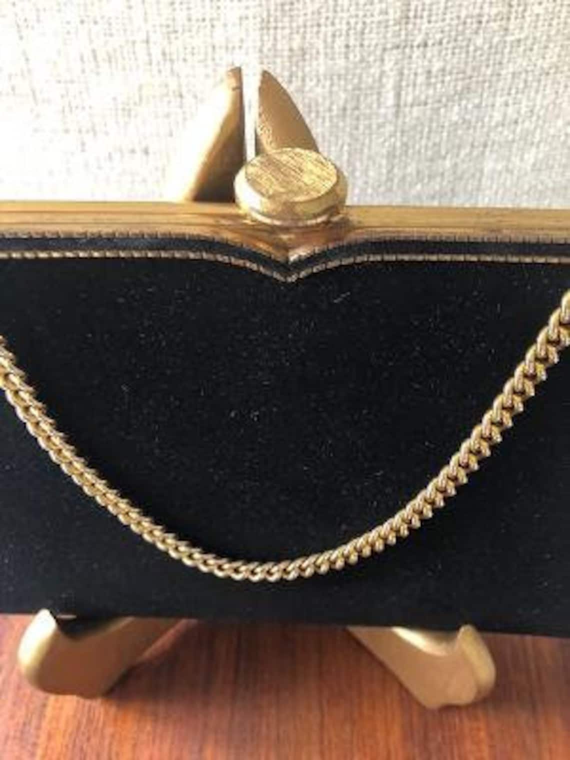 Vintage Handbag or Clutch by Coblentz Original Black With - Etsy