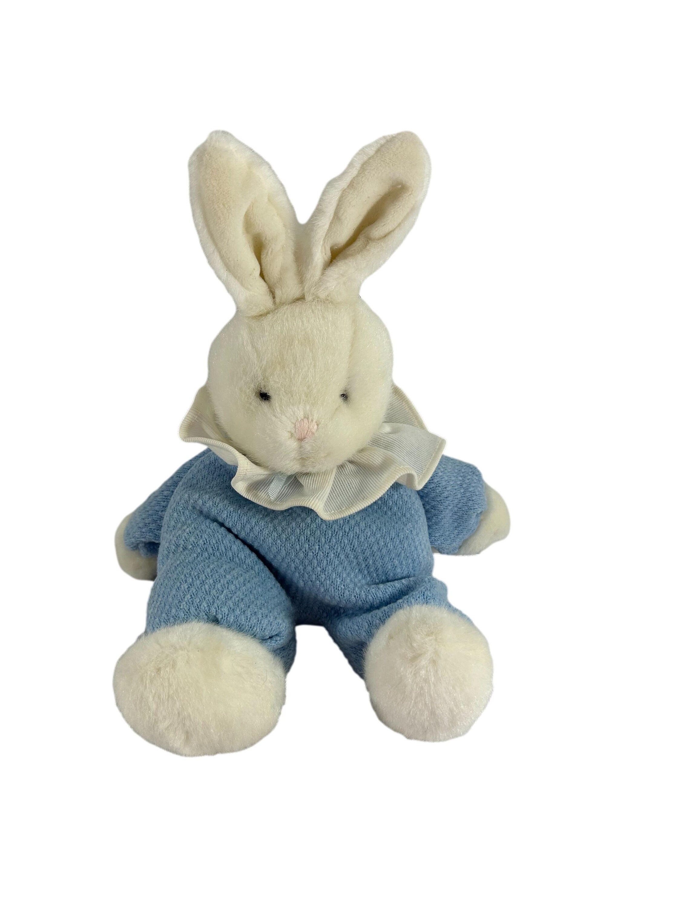 Vintage Russ Moppity Plush Blue White Easter Bunny Rabbit Knit - Etsy