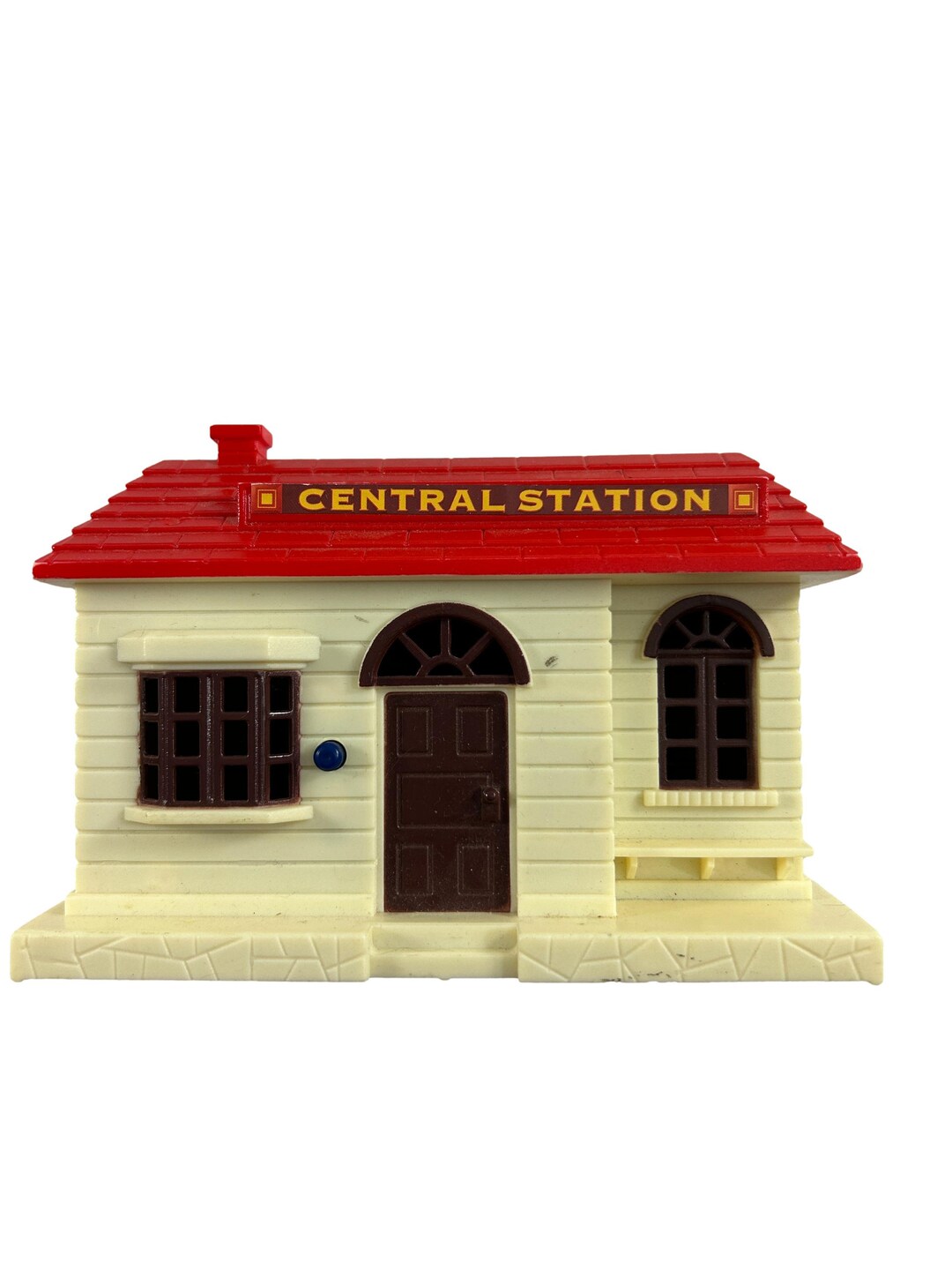 Vintage Geoffrey Inc Central Station Train Depot Works Sounds Plastic ...