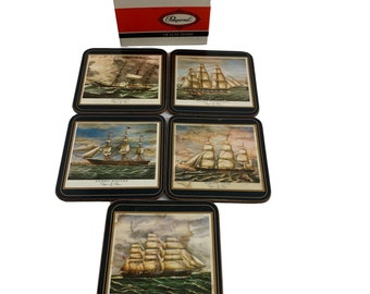 Square Nautical Coasters - Etsy